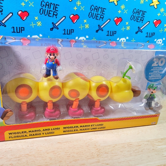Nintendo | Toys | Jakks Pacific Super Mario Wiggler Luigi Set Target ...